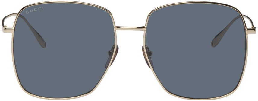 Gucci Gold Square Sunglasses Gucci