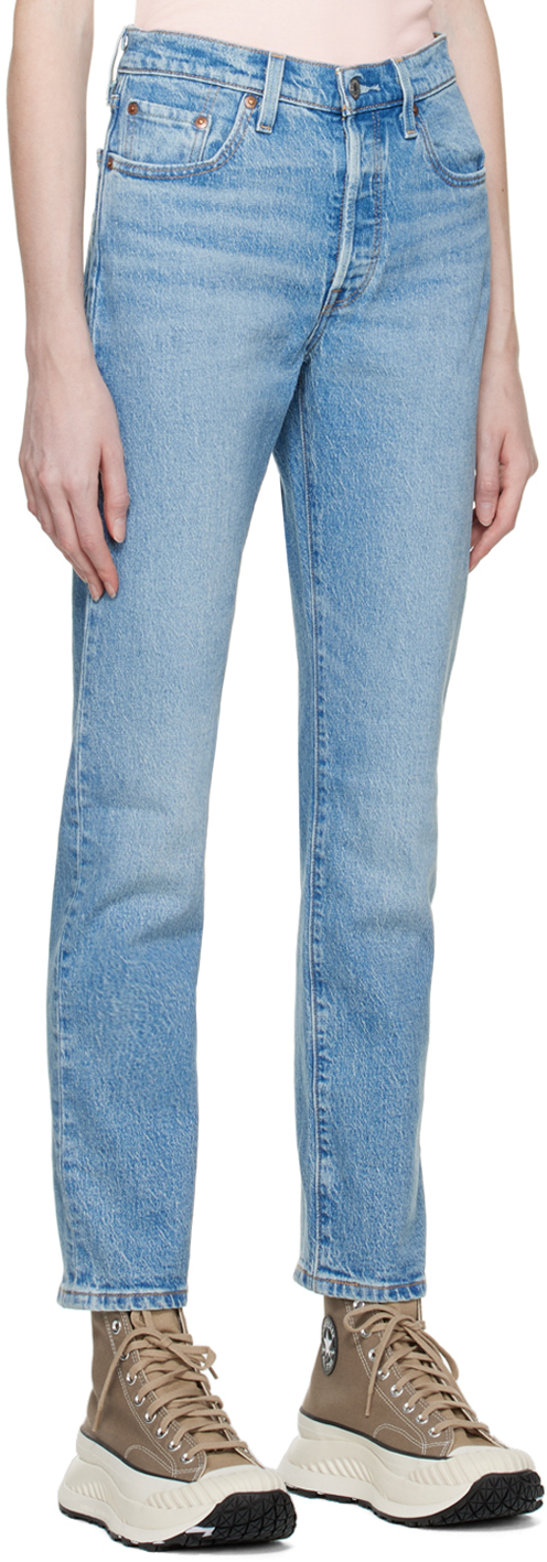 Levi's Blue 501 Original Jeans Levi's Red
