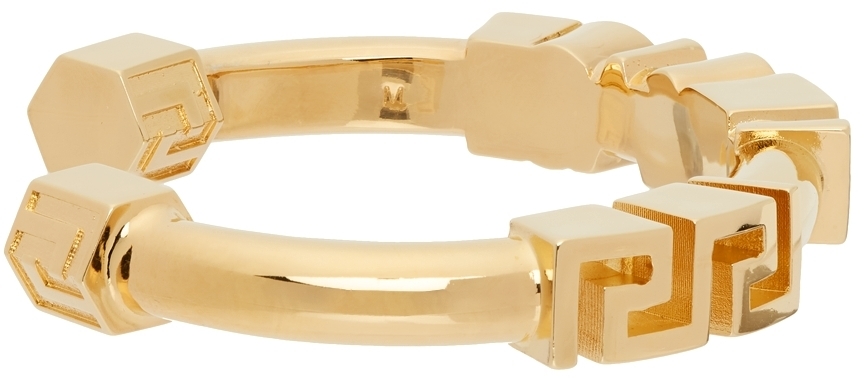 Versace Gold Logo Bangle Versace