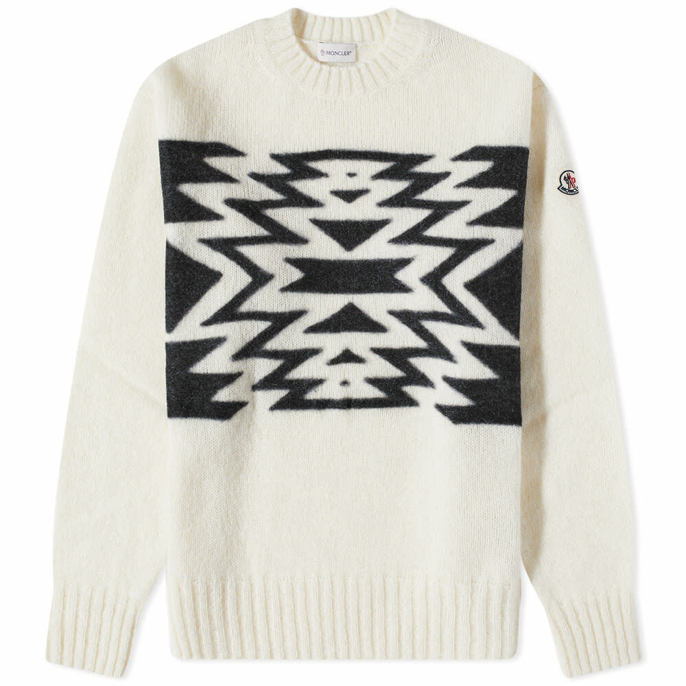 Moncler Geometric Pattern Crew Knit Moncler