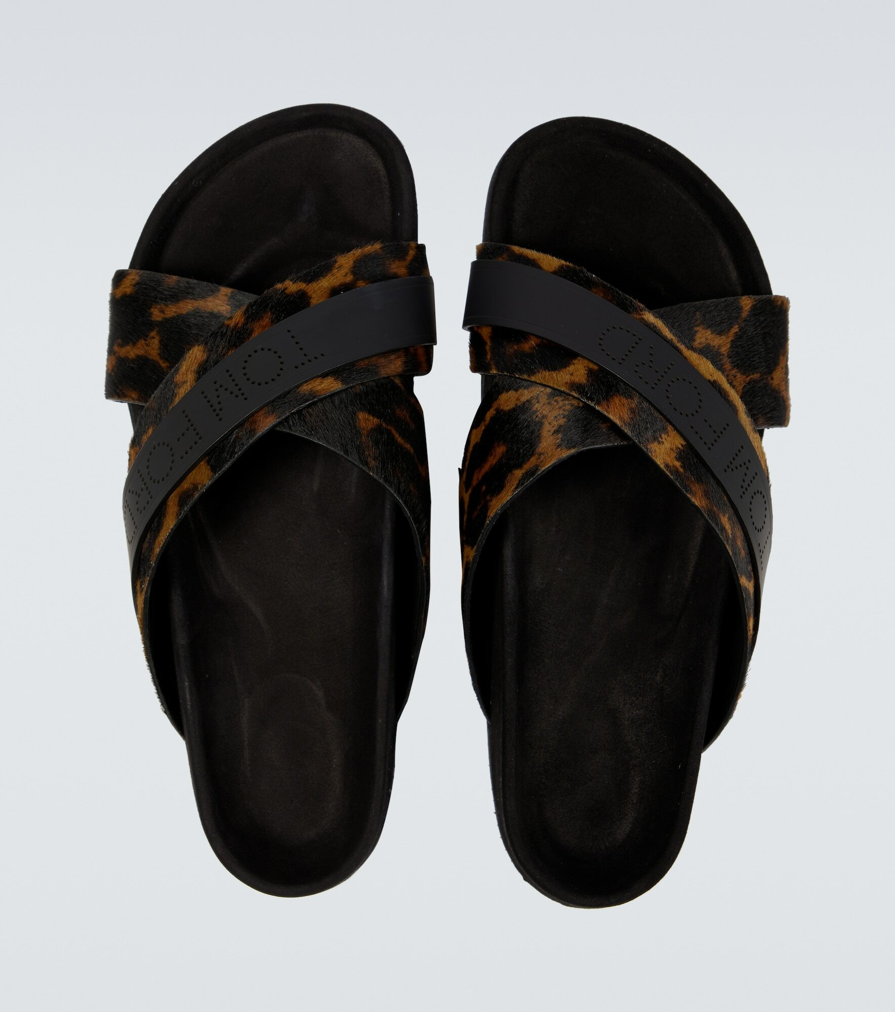 Tom Ford - Suede Wicklow slides TOM FORD