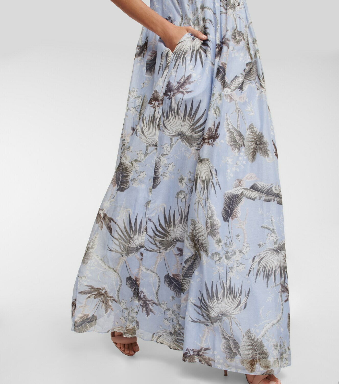 Erdem - Ariana cotton and silk maxi dress Erdem