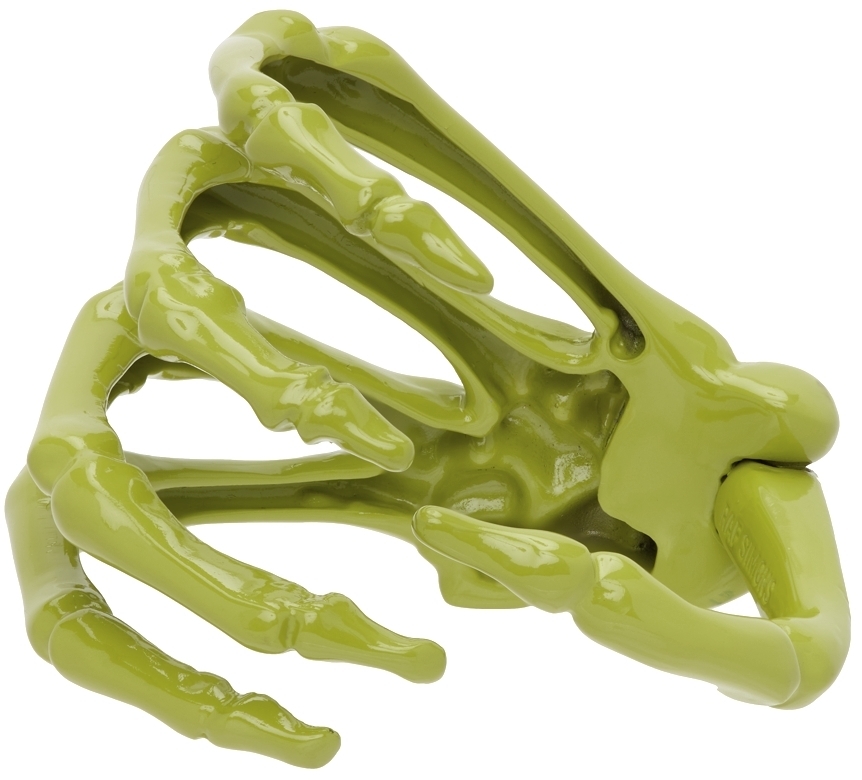 Raf Simons Green Skeleton Bracelet Raf Simons