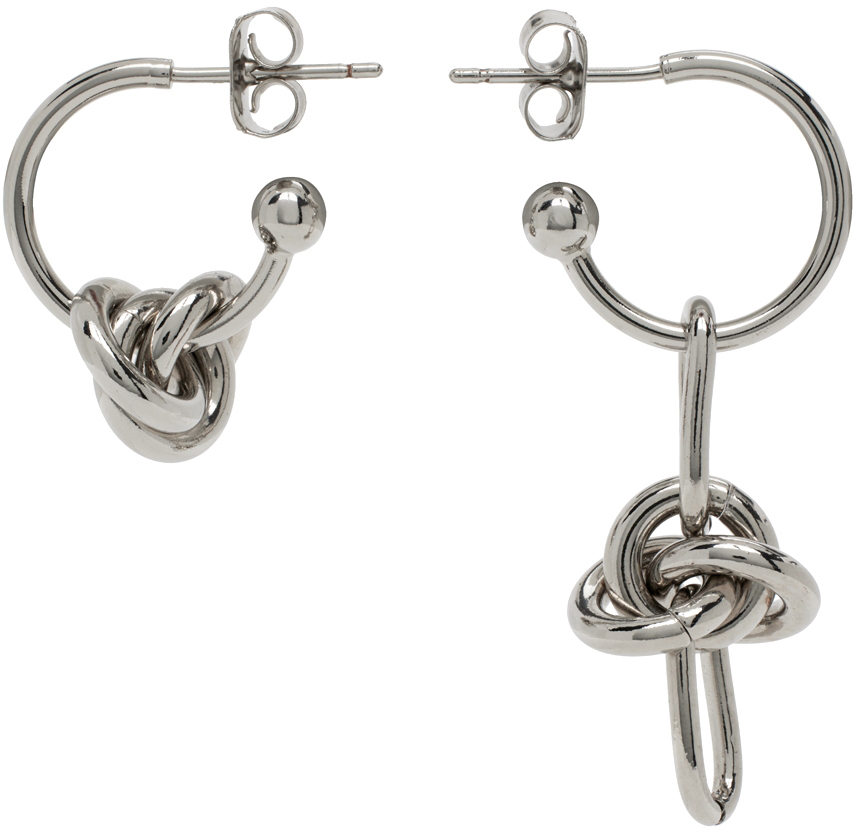 Justine Clenquet Silver Daria Earrings Justine Clenquet