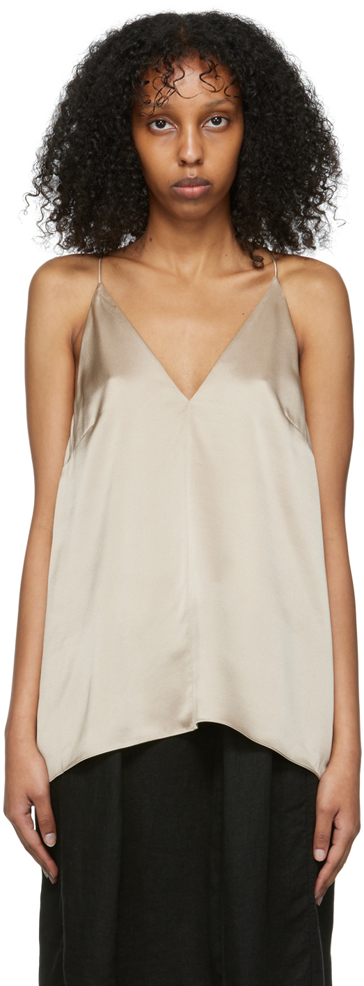 House of Dagmar Beige Ceres Tank Top