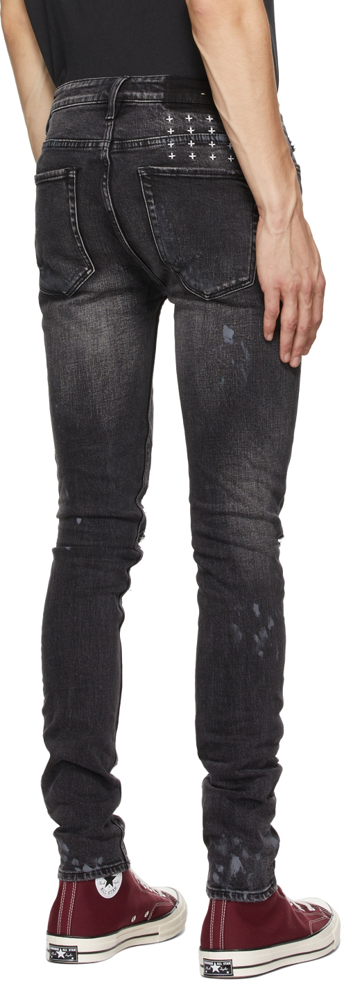 Ksubi Black Van Winkle Burnt Jeans Ksubi