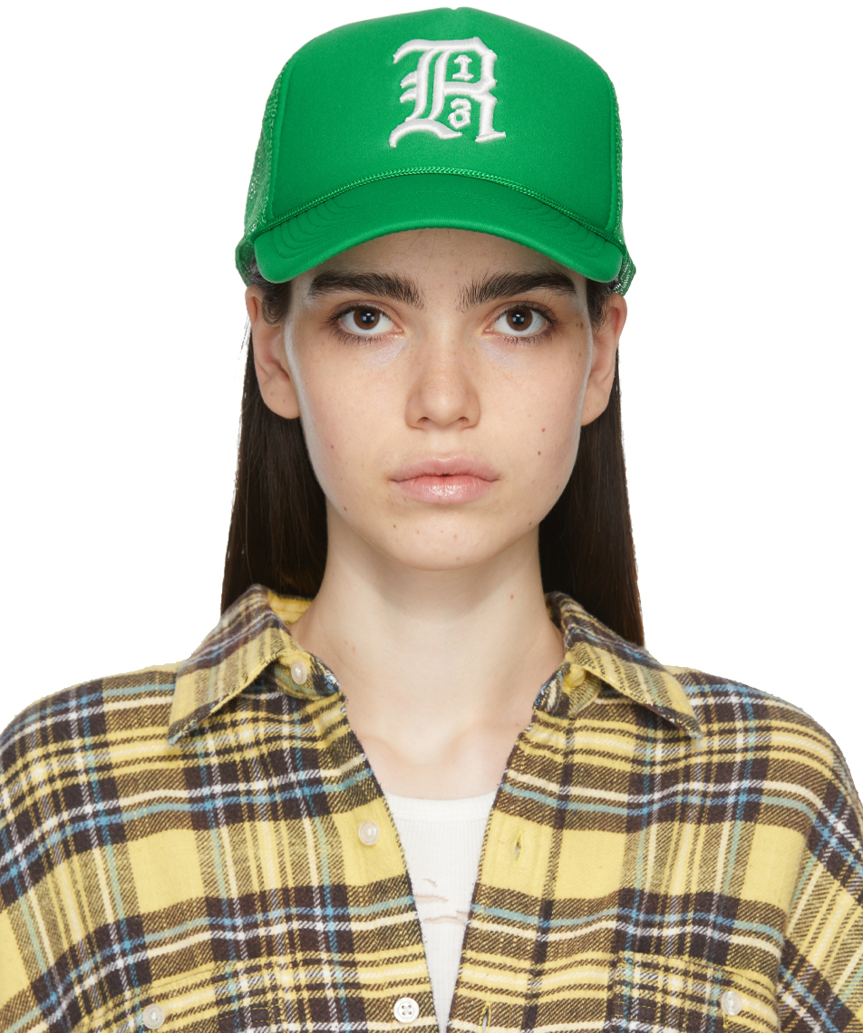 R13 Green Logo Trucker Cap R13