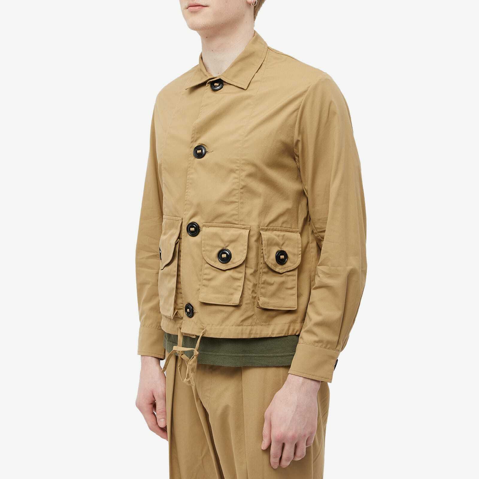 Monitaly Men's Type A Military Service Jacket in Vancloth Oxford Khaki ...