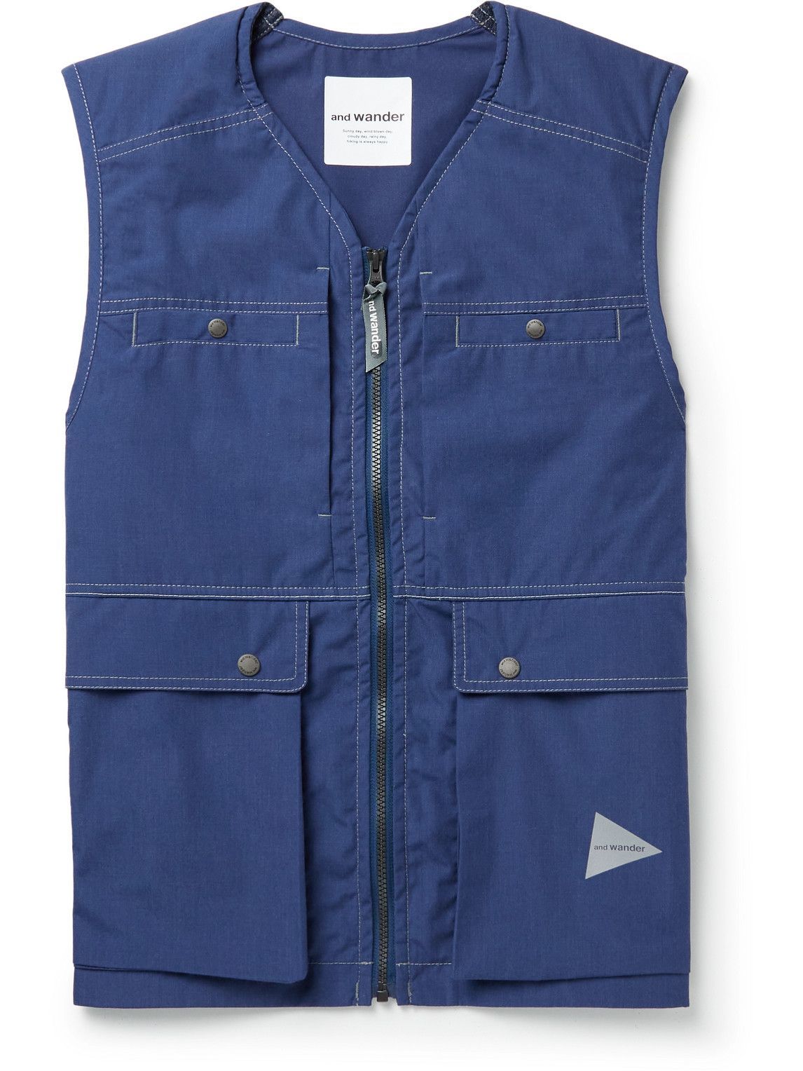 And Wander - Kevlar-Shell Gilet - Blue and Wander