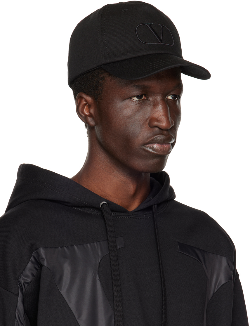 Valentino Garavani Black VLogo Cap Valentino Garavani