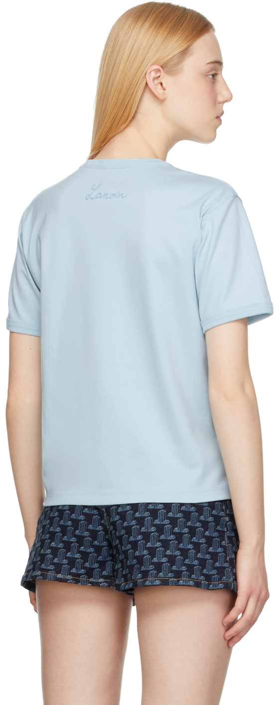 Lanvin Blue 'Lanvin' T-Shirt Lanvin