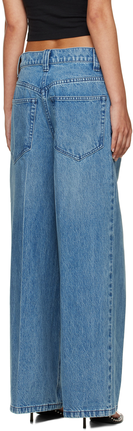 Alexander Wang Blue Belted Raver Jeans Alexander Wang