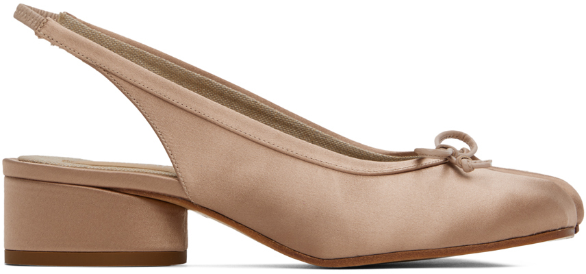 Maison Margiela Pink Tabi Slingback Heels Maison Margiela