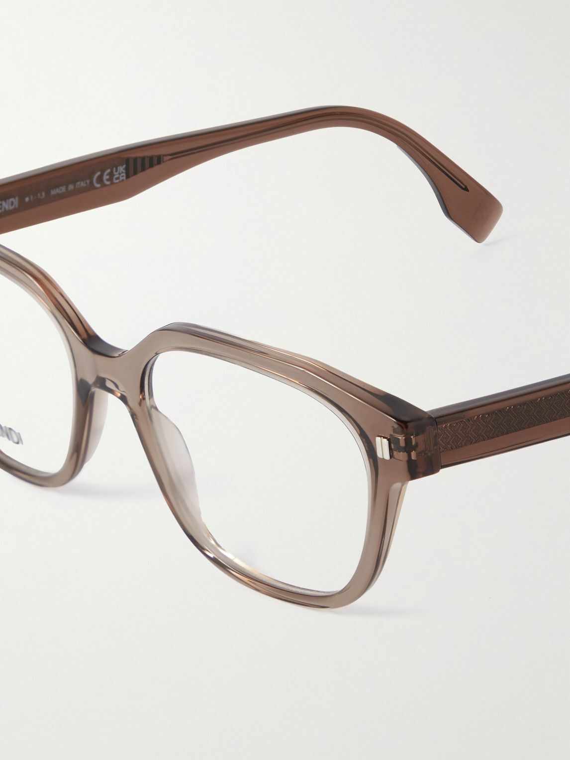 Fendi - D-Frame Acetate Optical Glasses Fendi