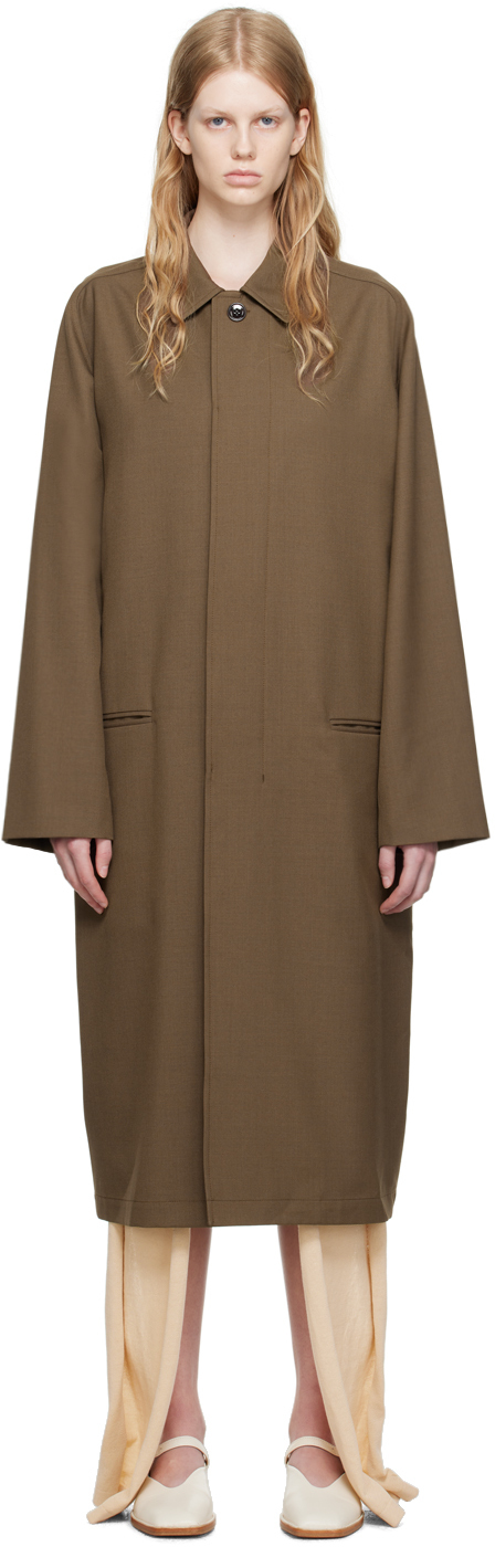 LEMAIRE Brown Raglan Suit Coat Lemaire