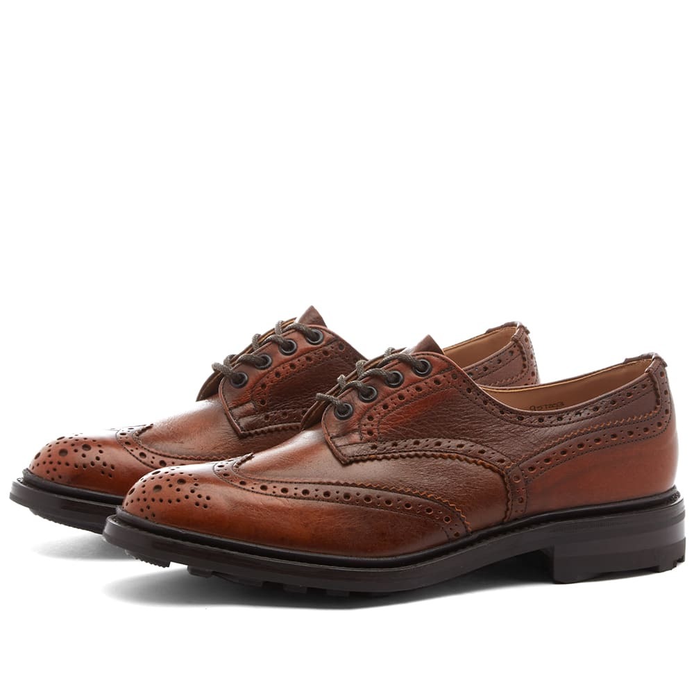 Tricker's Men's Trickers Bourton Derby Brogue in Caramel Kudu Tricker's
