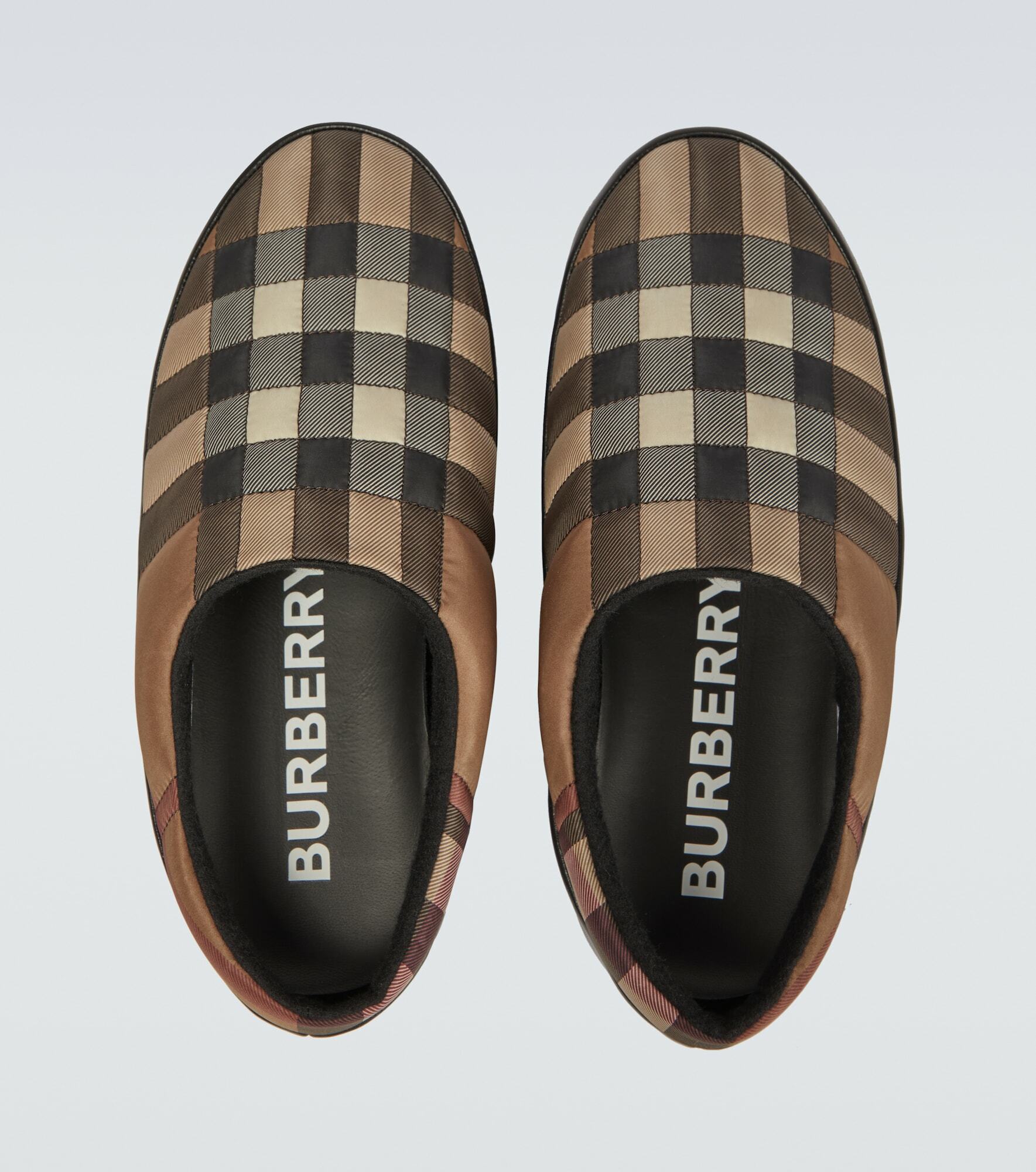 Burberry - Checked slippers Burberry