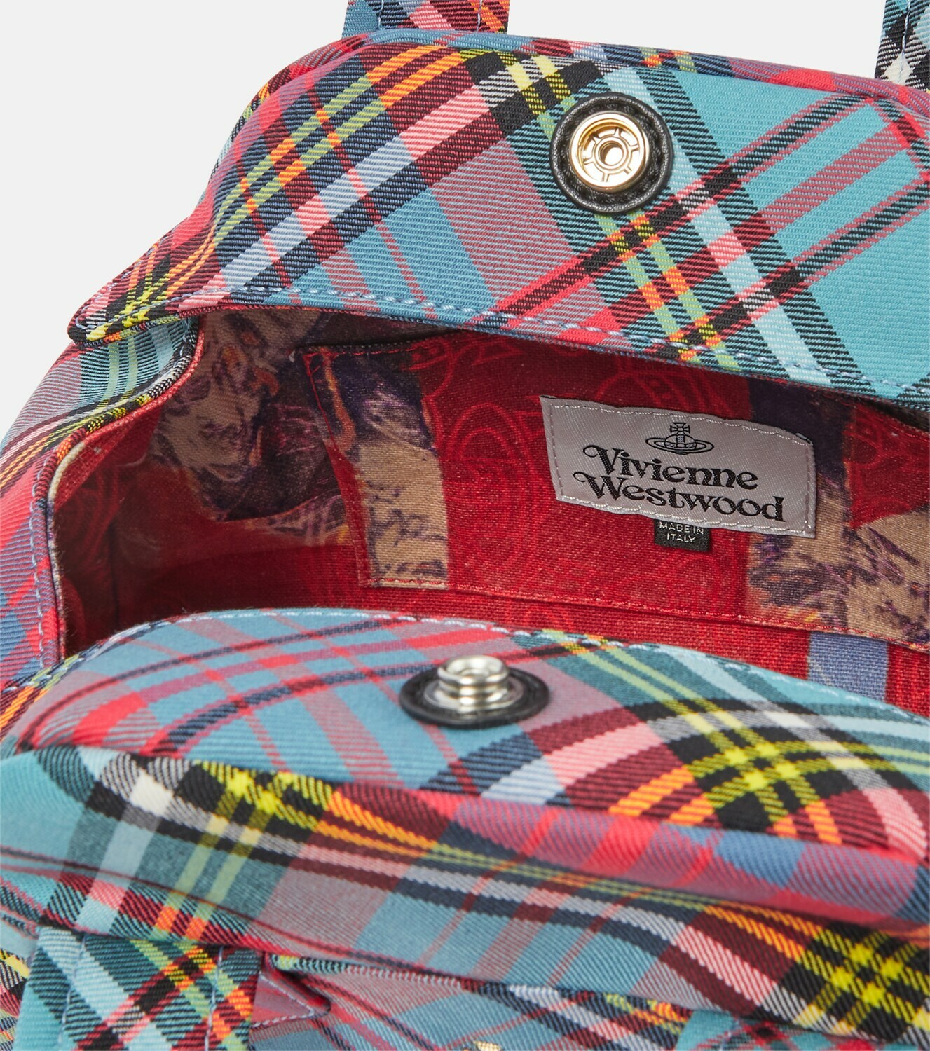 Vivienne Westwood - Archive Yasmine Medium tartan tote bag Vivienne Westwood