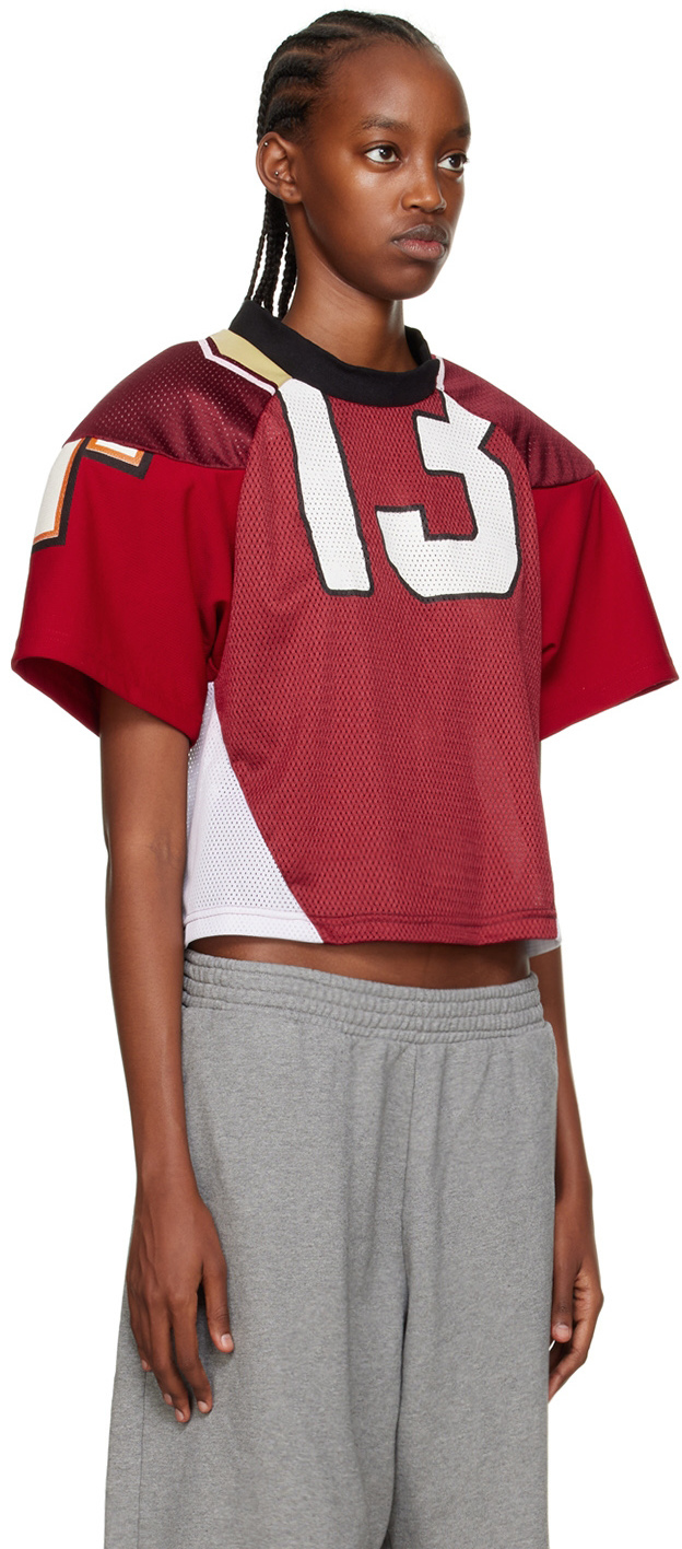 SPENCER BADU Red Upcycled T-Shirt Spencer Badu