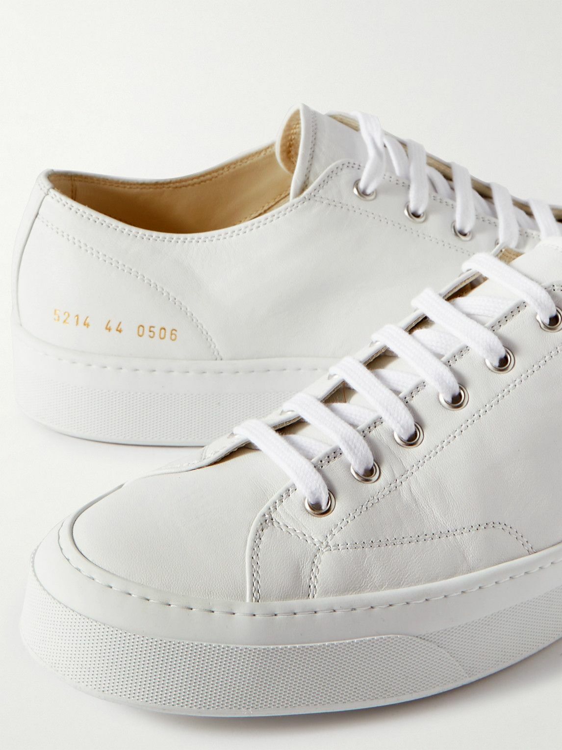 Common Projects - Tournament Leather Sneakers - White Common Projects