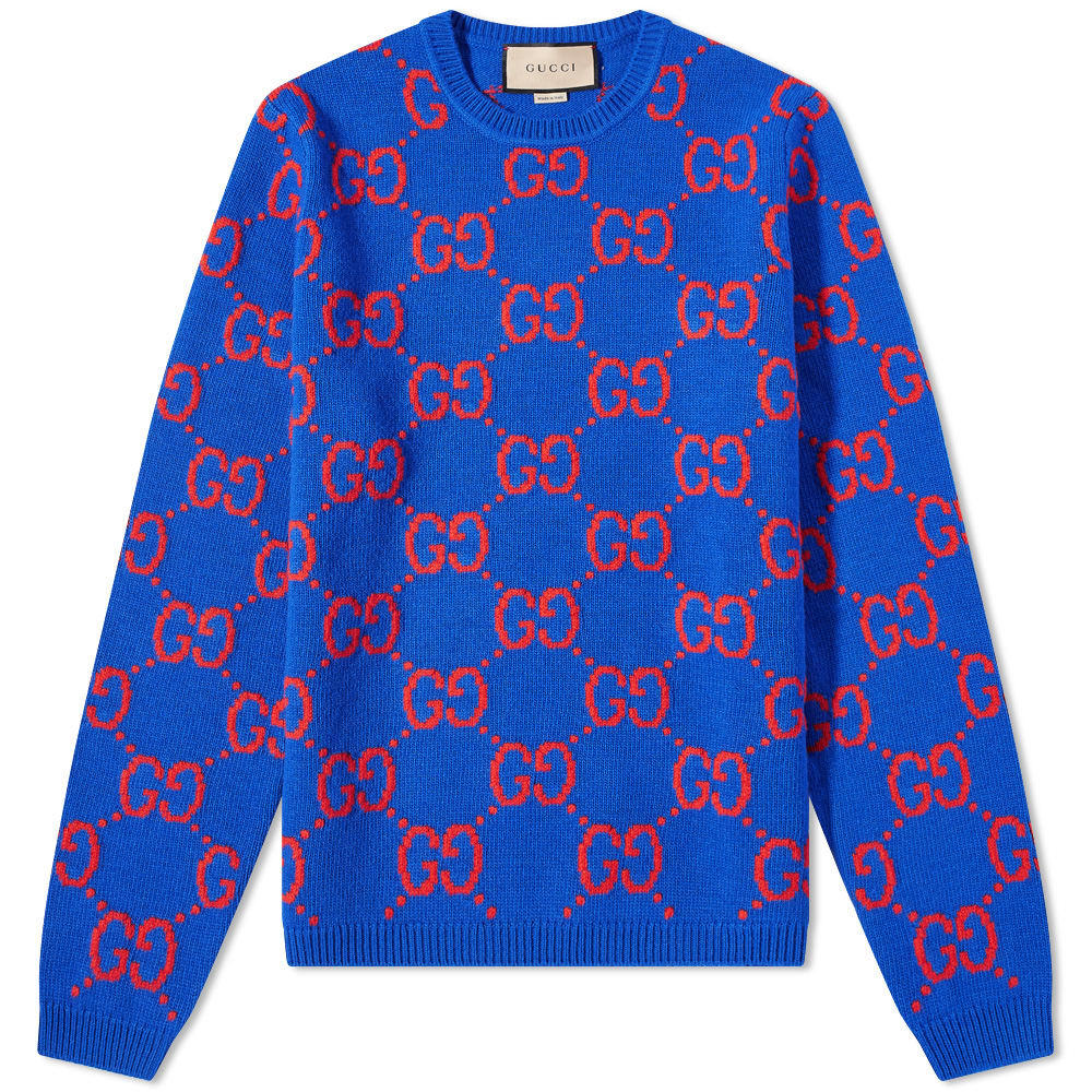 Gucci Checkerboard GG Crew Neck Knit Gucci gucci-checkerboard-gg-crew-neck-knit-gucci