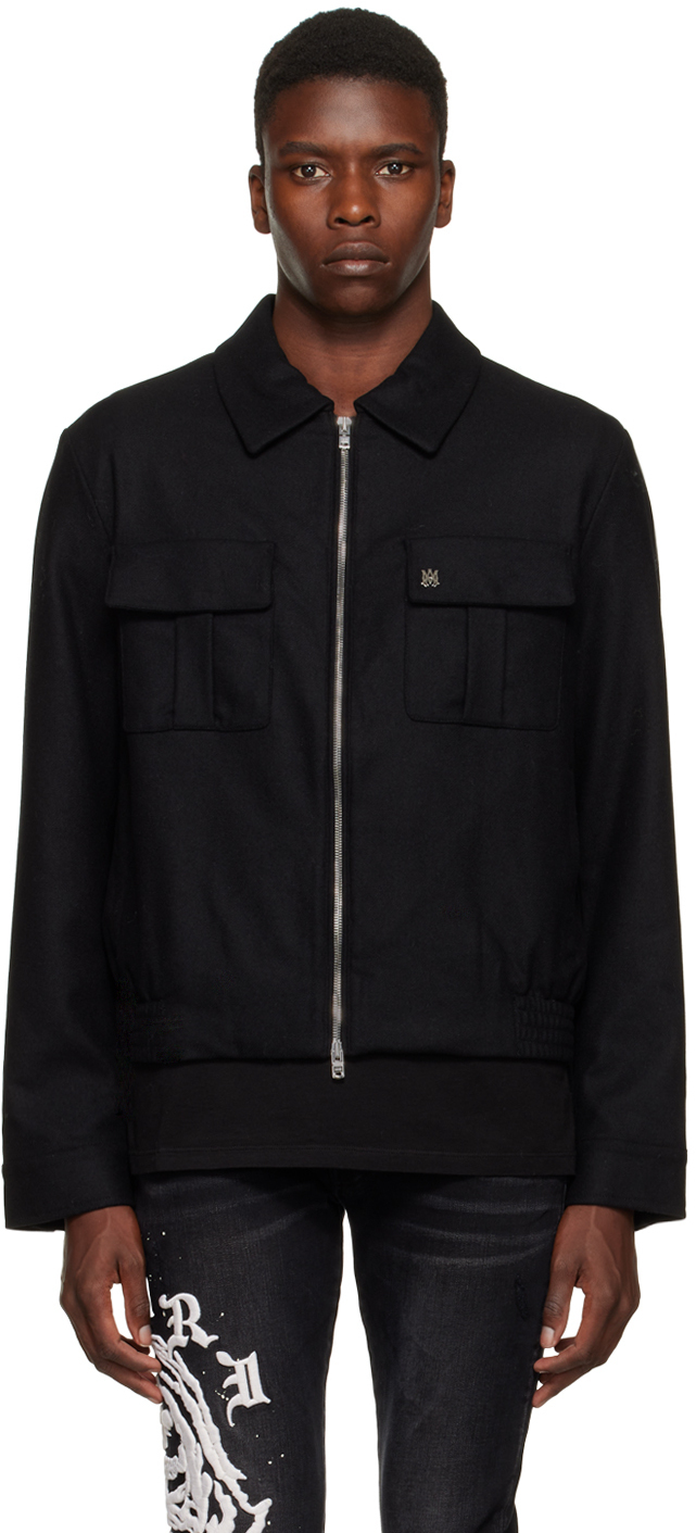AMIRI Black Zip Up Jacket Amiri