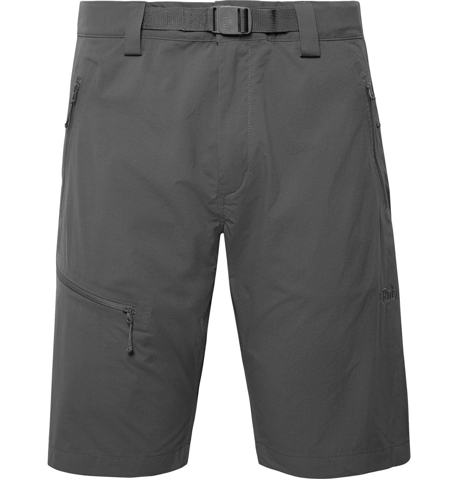 Rab - Calient Belted Matrix Shorts - Gray Rab