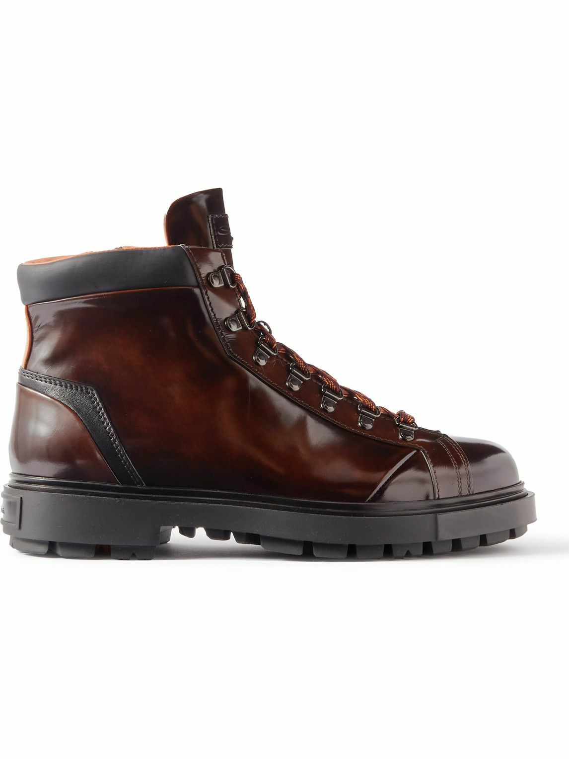 Santoni - Farah Leather Boots - Brown Santoni