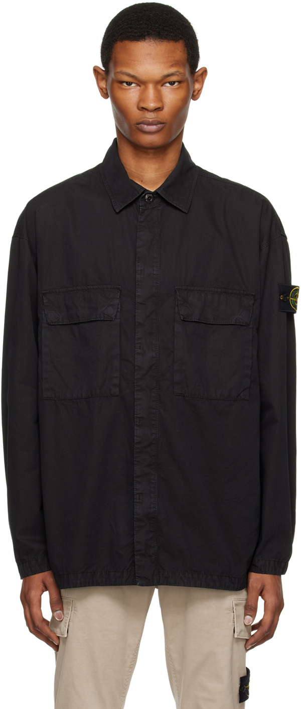 Stone Island Black Patch Shirt Stone Island