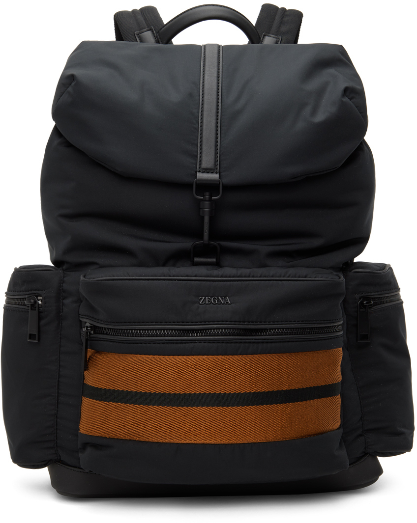 ZEGNA Black Special Backpack Zegna