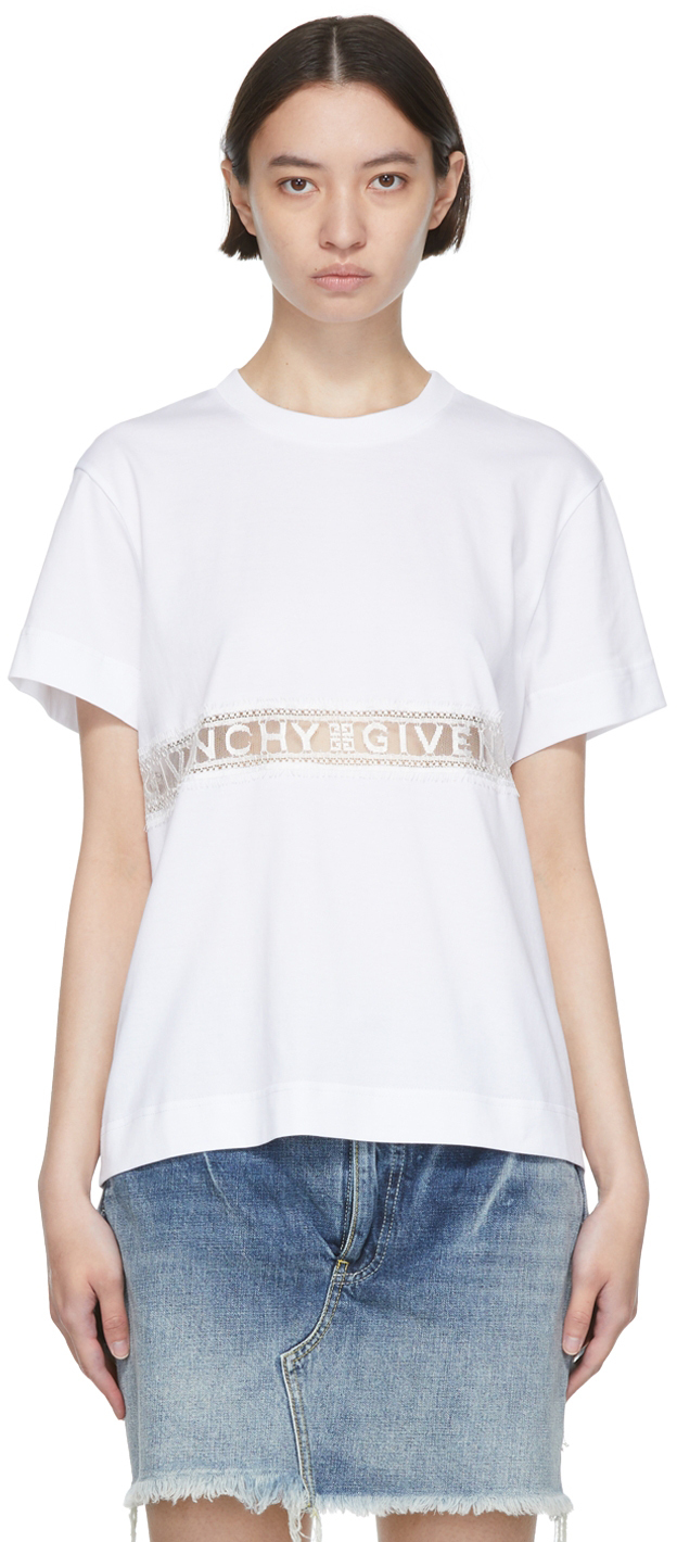 Givenchy White Cotton T-Shirt Givenchy