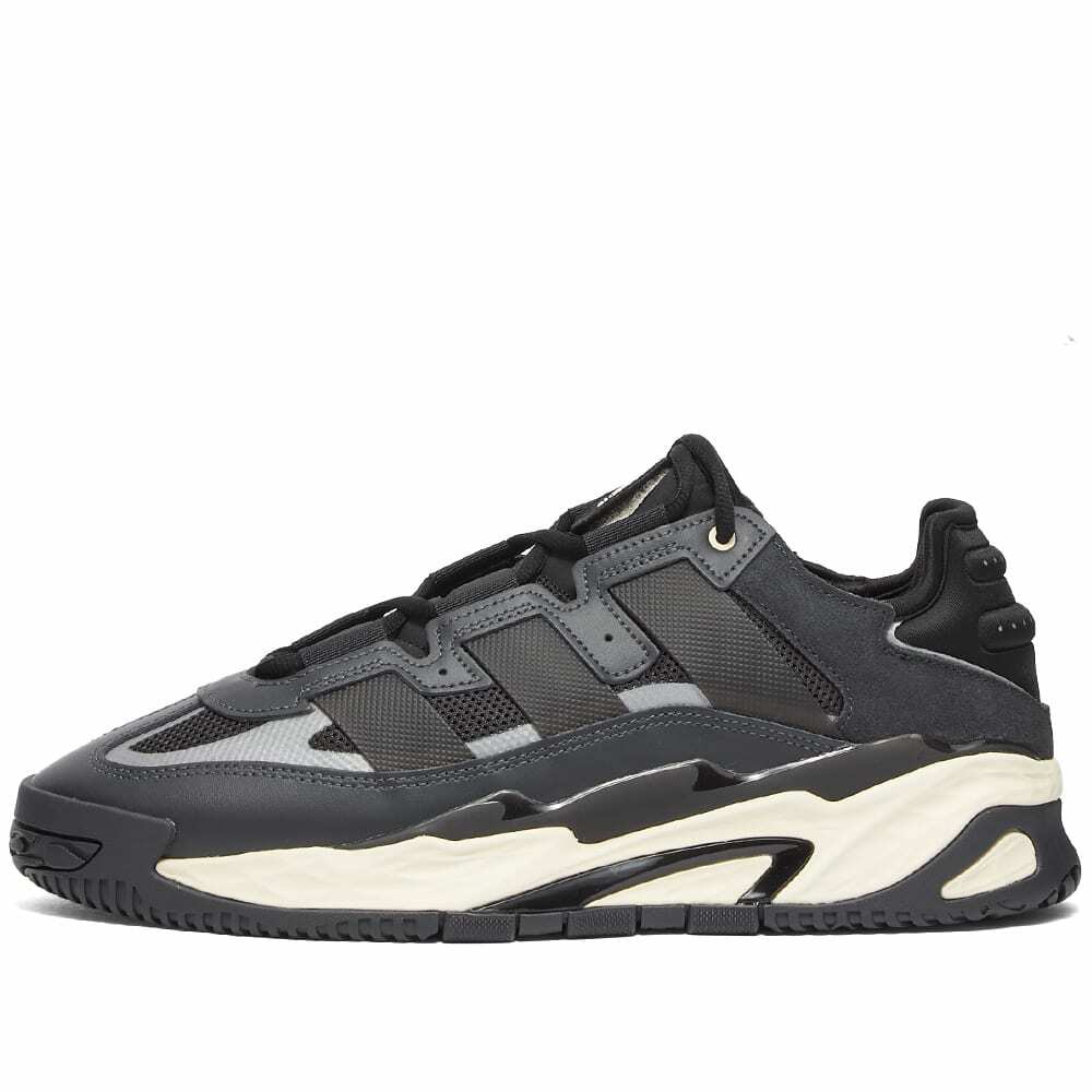 Adidas Men's Niteball Sneakers in Carbon/Core Black/Ecru adidas