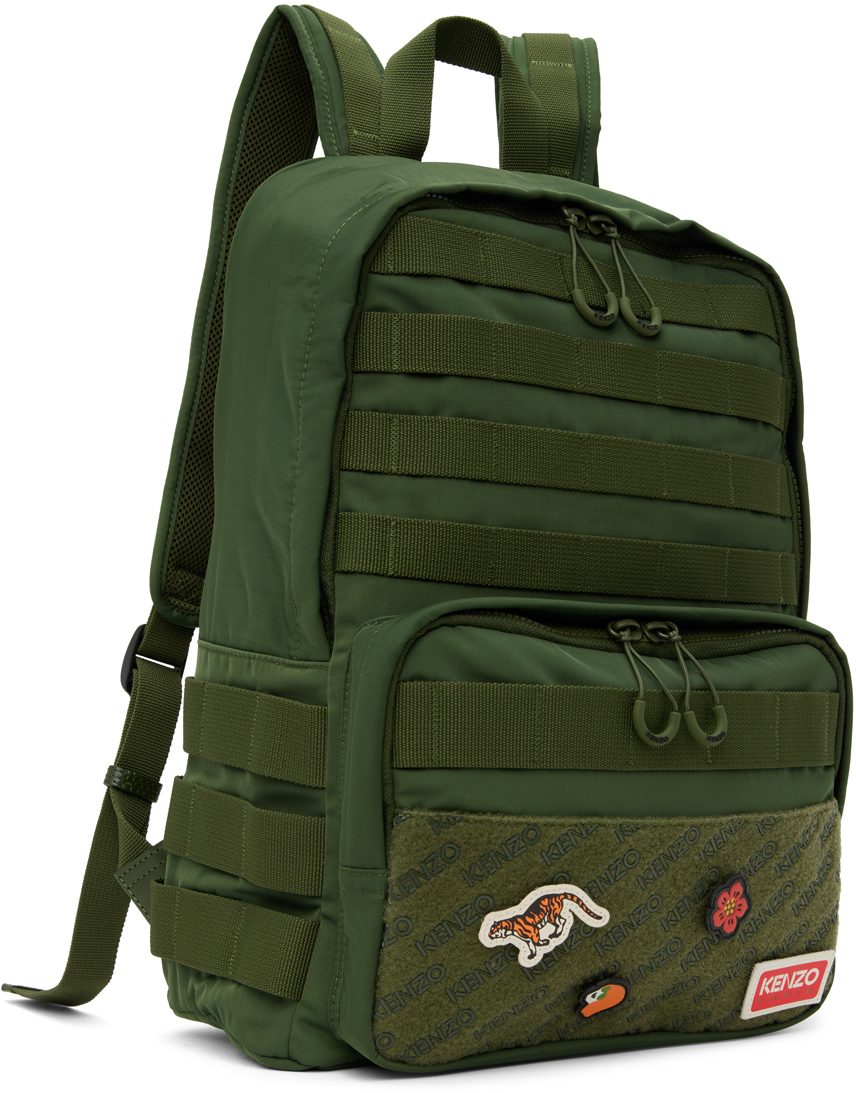 Kenzo Khaki Jungle Backpack Kenzo