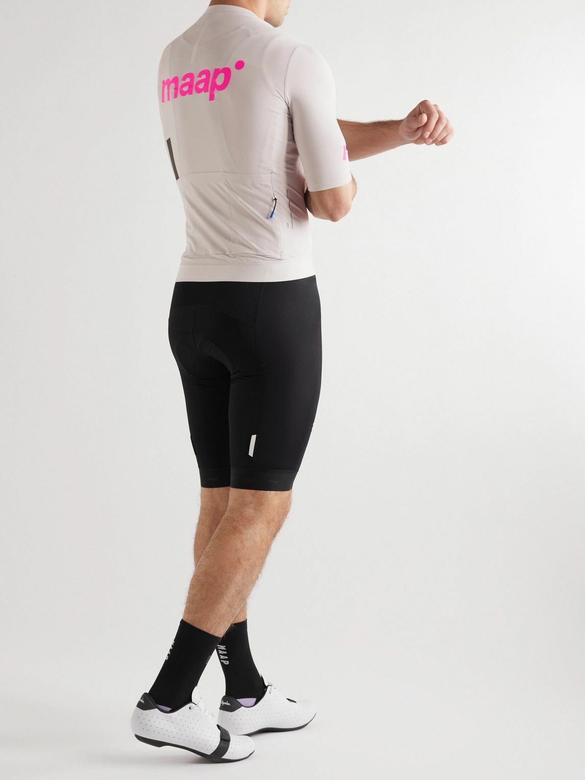 MAAP - Training Logo-Print Cycling Jersey - Gray MAAP