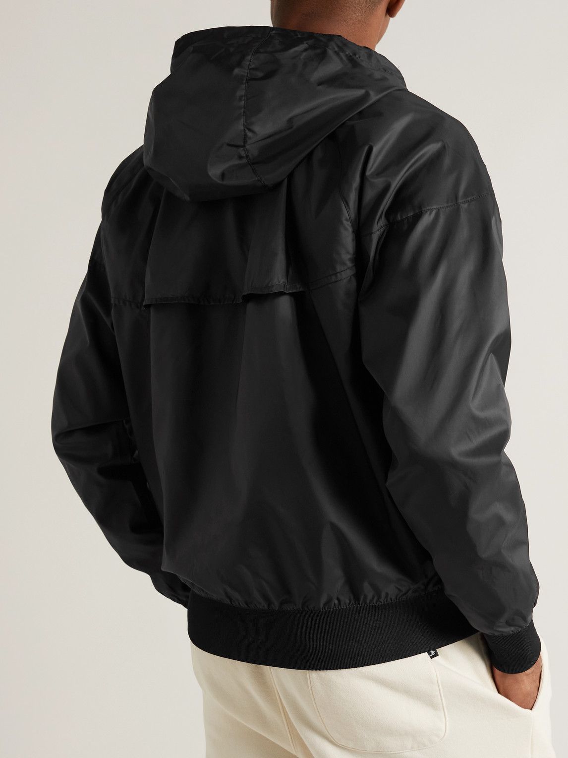Nike - NSW Windrunner Logo-Embroidered Recycled Shell Hooded Jacket ...