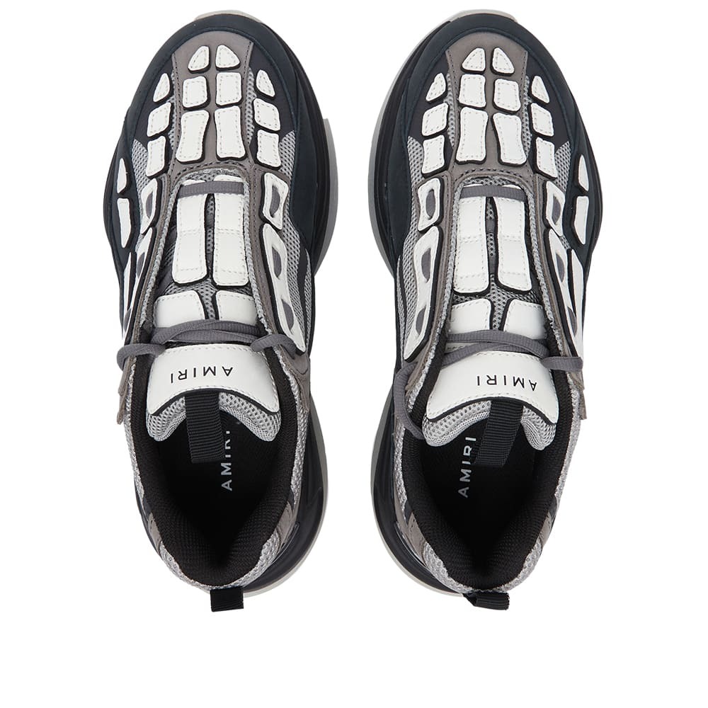 AMIRI Bone Runner Sneakers in Black/Grey Amiri