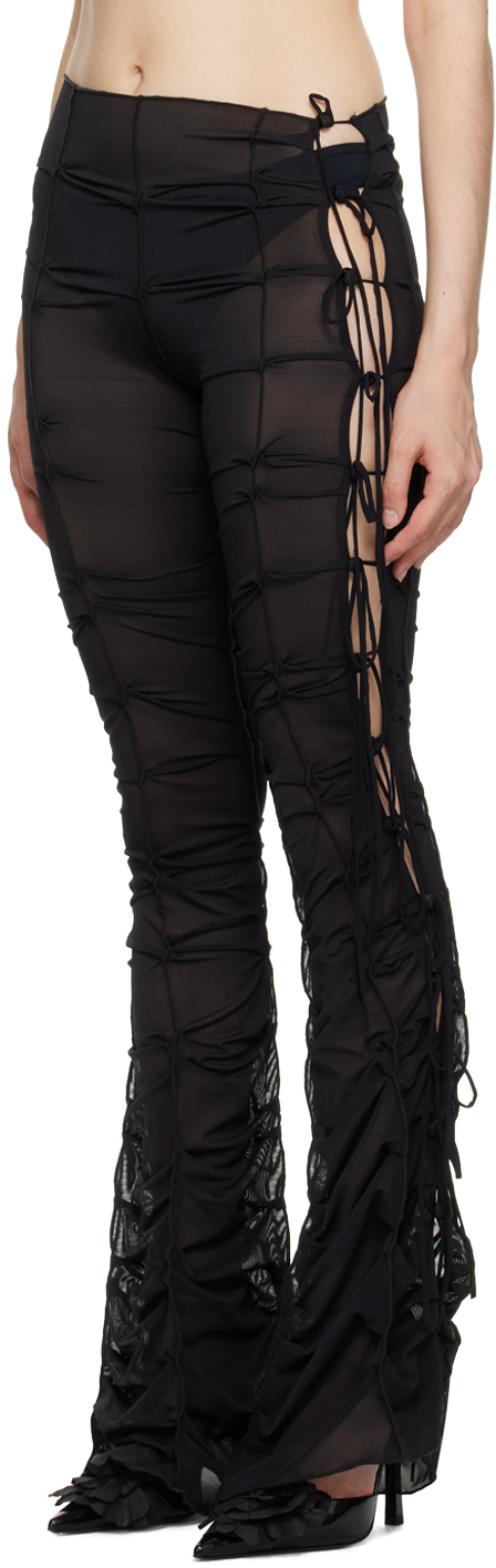 FANCÌ Black Droopy Trousers