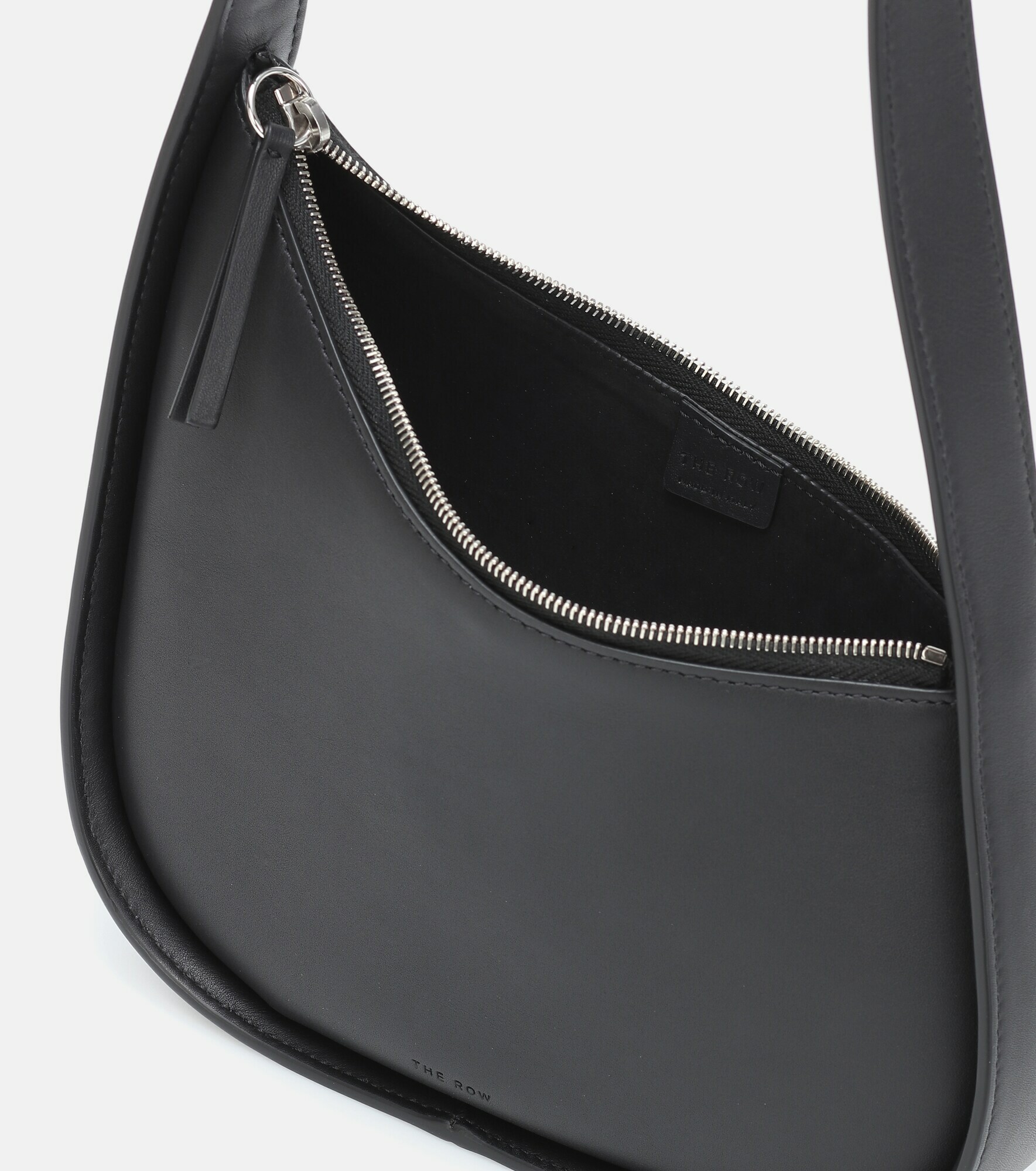 The Row - Half Moon leather shoulder bag The Row