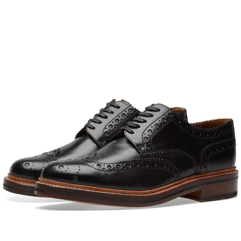 Grenson Archie Brogue Black Grenson