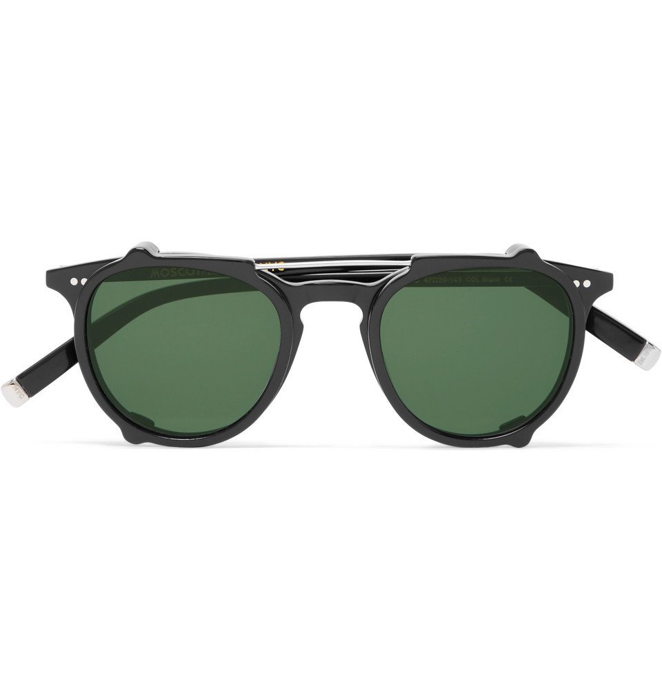 Moscot - Jared Round-Frame Acetate Optical Glasses with Clip-On UV ...