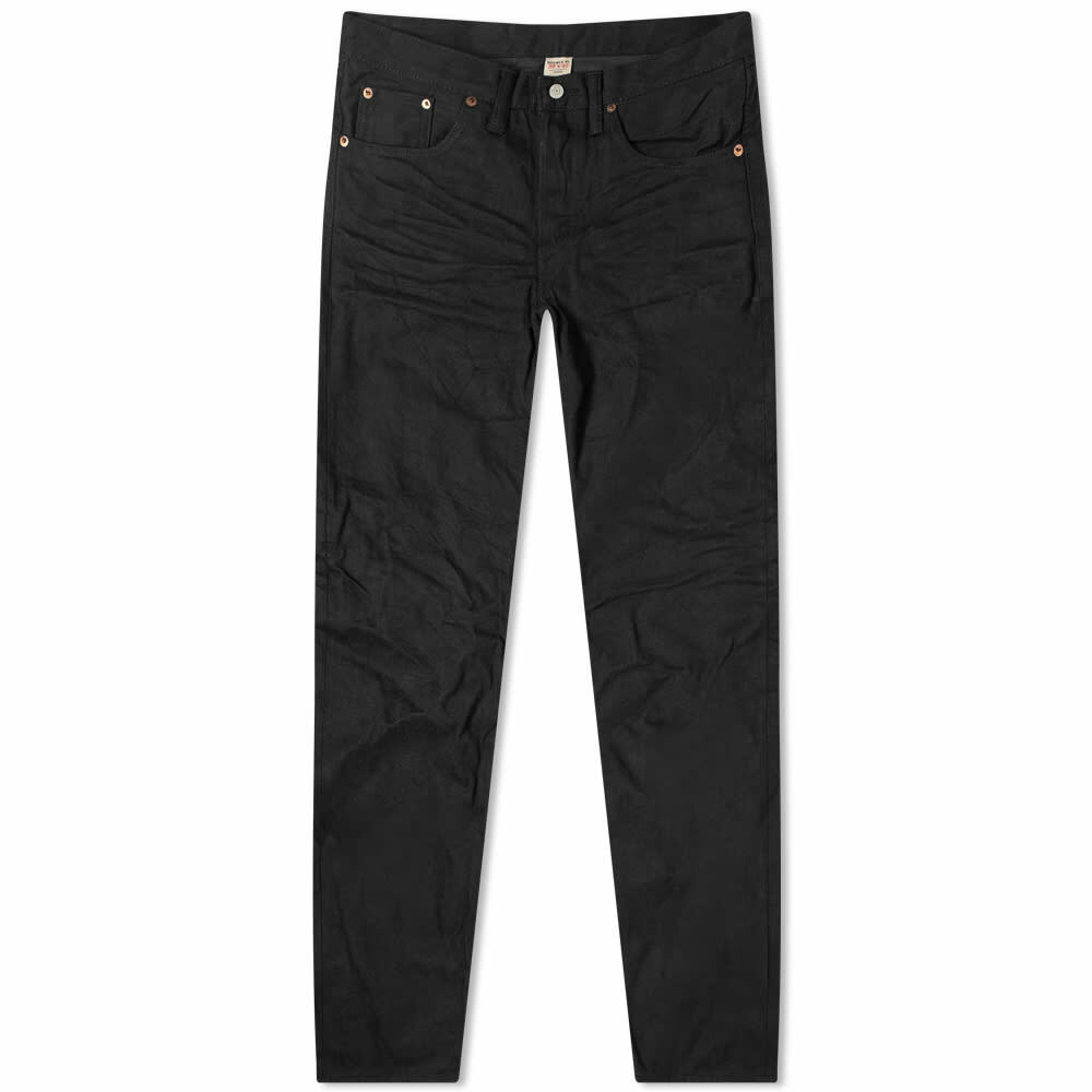 RRL Men's Slim Fit Jean in New Black On Black RRL