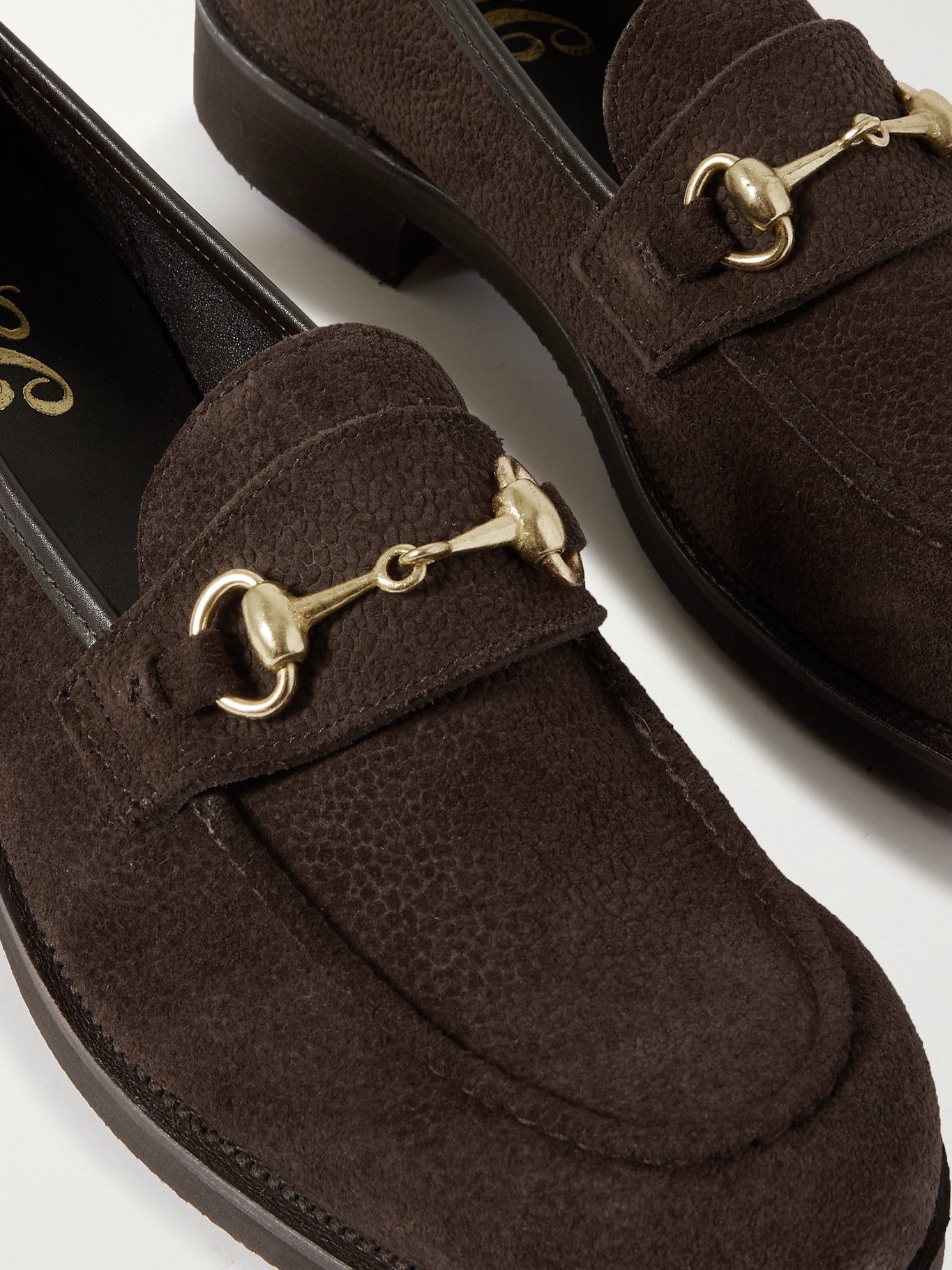 George Cleverley - Colony Full-Grain Suede Loafers - Brown George Cleverley