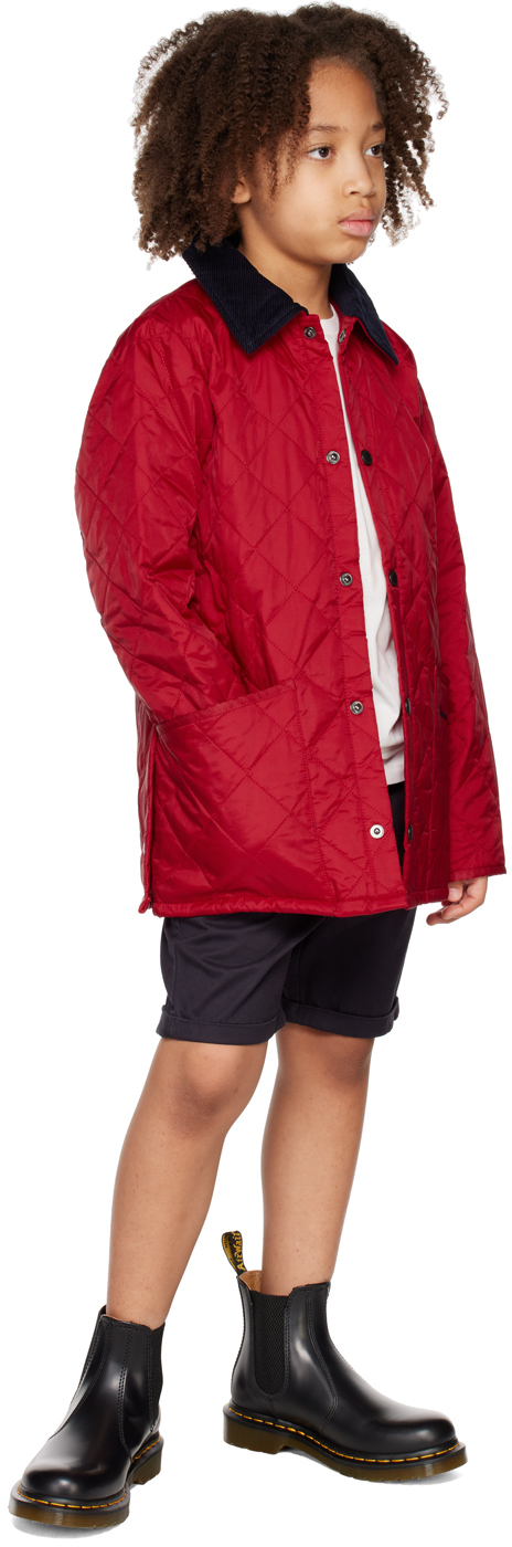 Barbour Kids Red Liddesdale Jacket Barbour