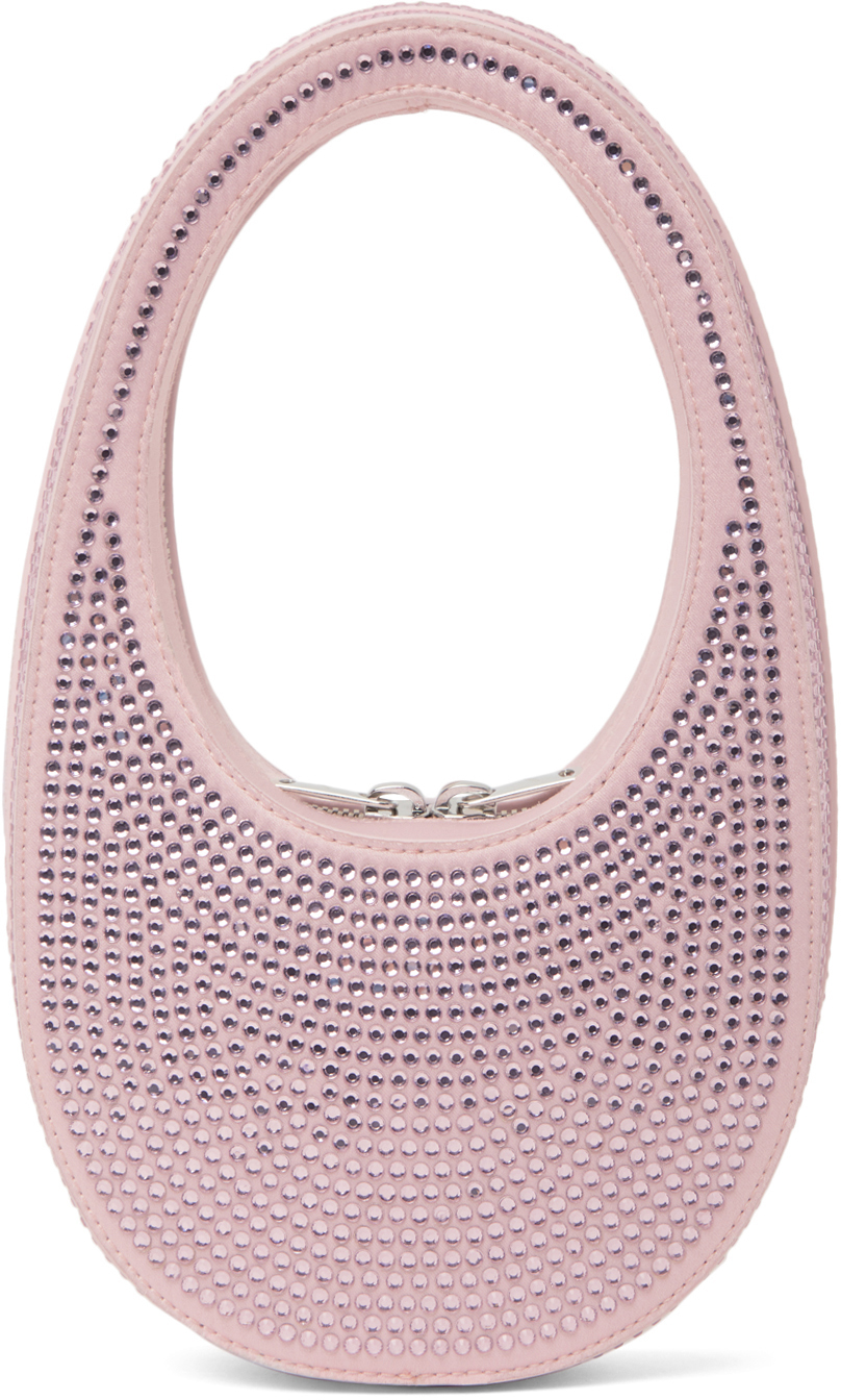 Coperni Pink Crystal Mini Swipe Bag Coperni