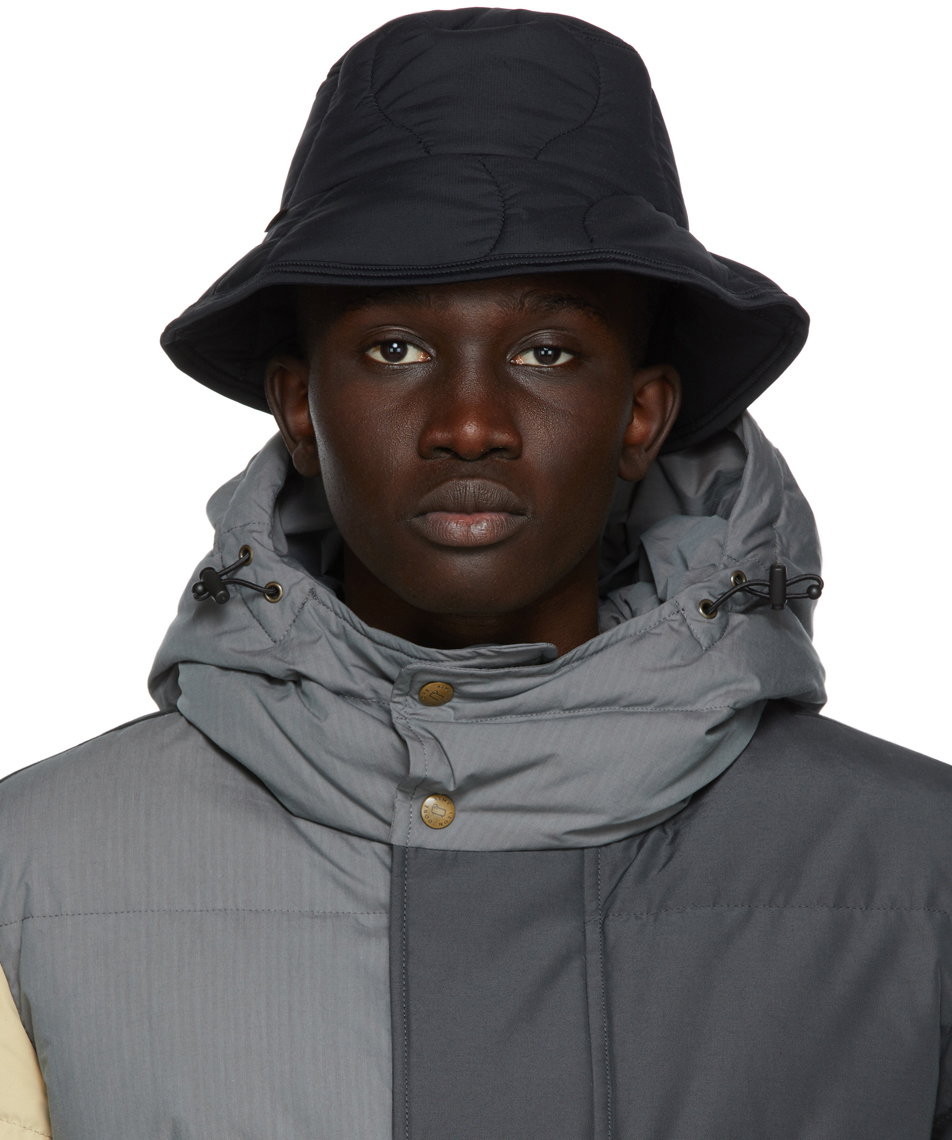 Aimé Leon Dore Black Woolrich Edition Quilted Bucket Hat