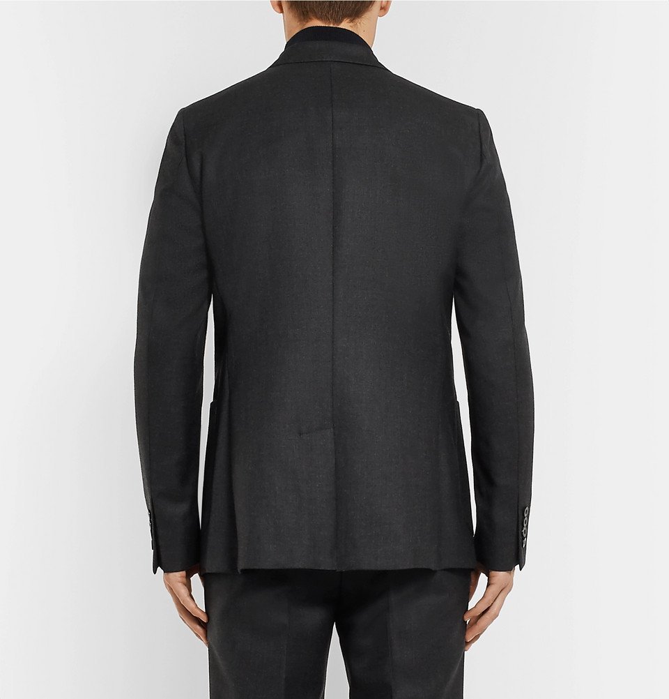 Mr P. - Grey Unstructured Worsted Wool Blazer - Men - Gray Mr P.