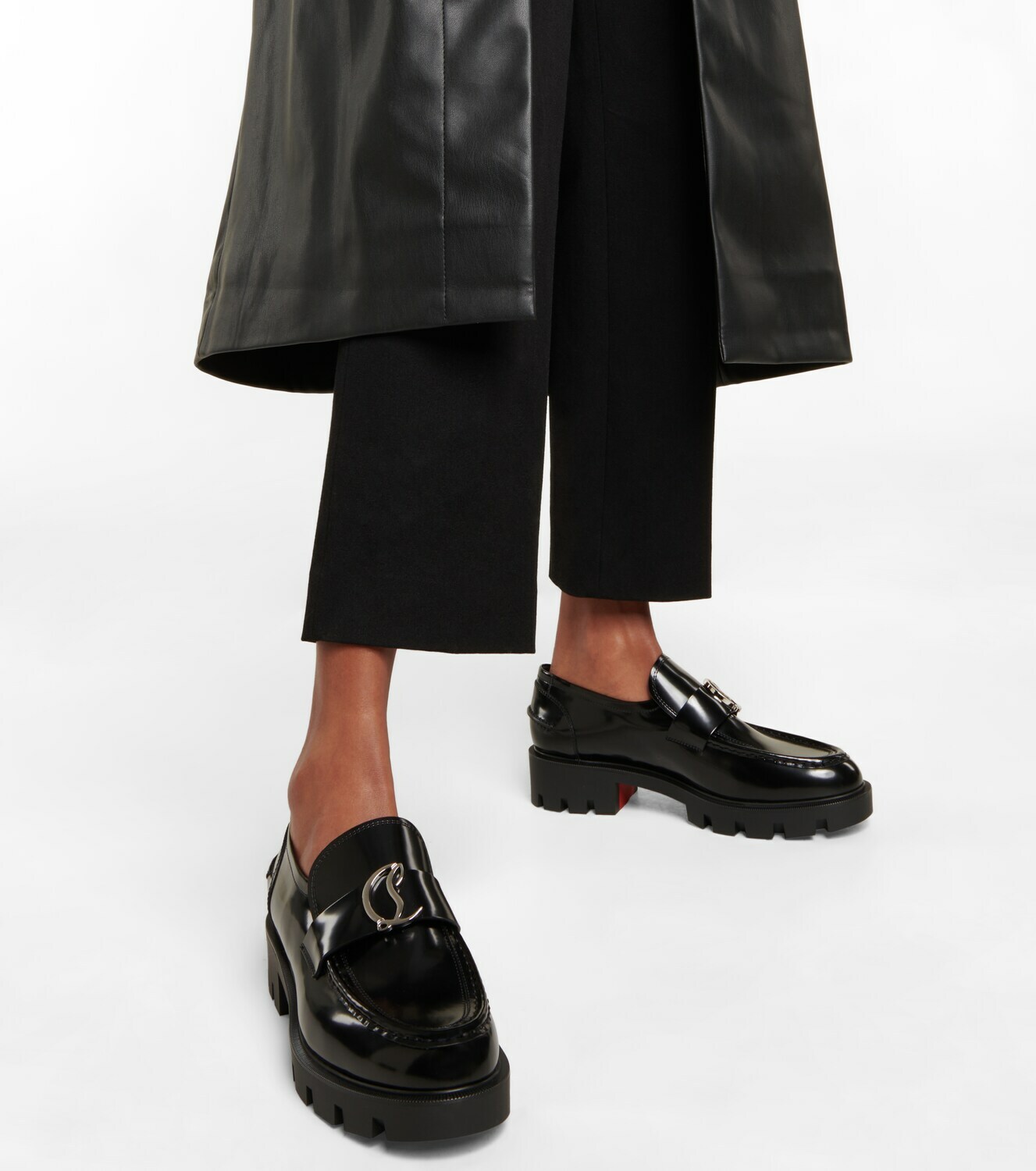 Christian Louboutin - CL Moc Lug leather loafers Christian Louboutin