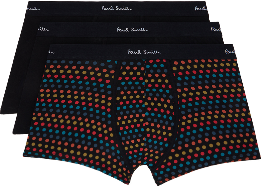 Paul Smith Three-Pack Black Boxers Paul Smith
