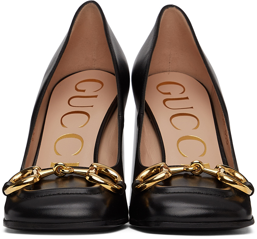 Gucci Black Horsebit Heels Gucci