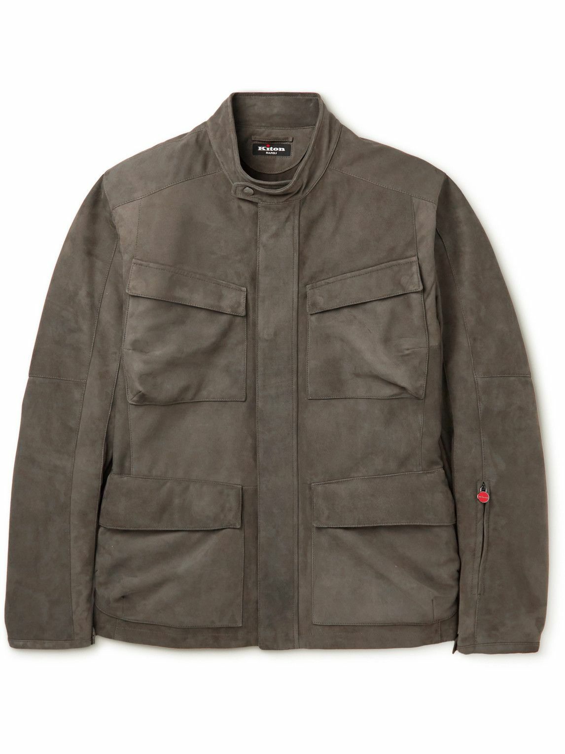 Kiton - Suede Field Jacket - Brown Kiton